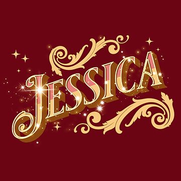 "Jessica" Sticker for Sale by YeshuaCreations | Redbubble