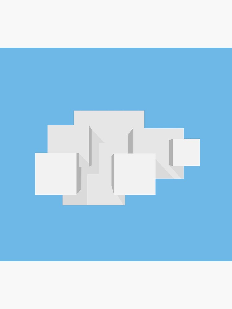 "Cube Cloud" Poster for Sale by Teenker | Redbubble