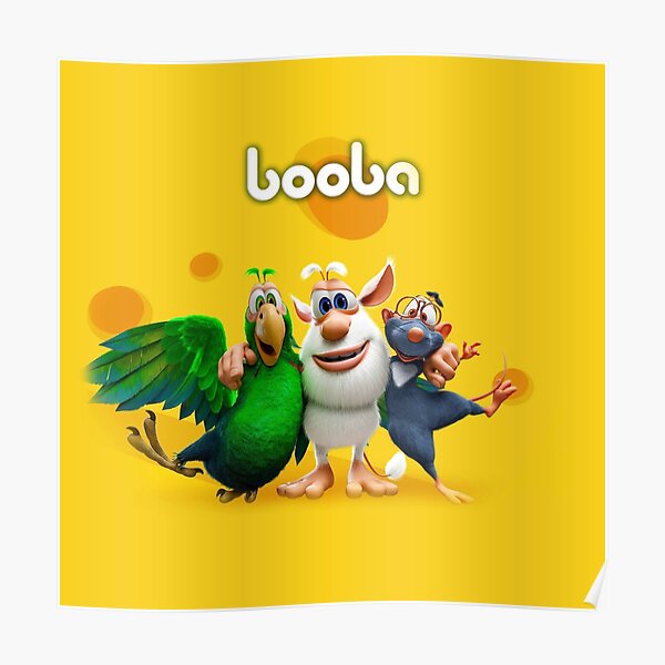 "Friends of Booba cartoon" Poster for Sale by reneeham | Redbubble