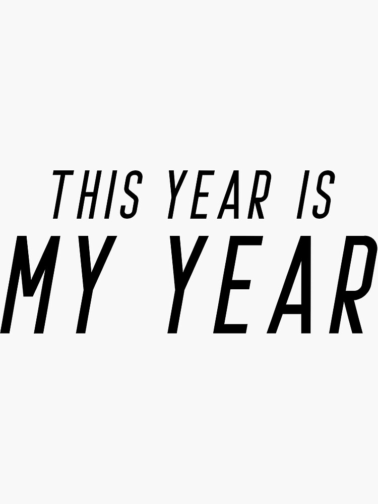 "This year is my year (eddie munson) stranger things " Sticker for Sale ...