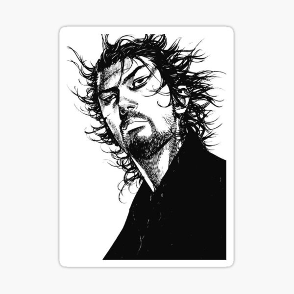 "Miyamoto Musashi" Sticker for Sale by Moussaillon | Redbubble