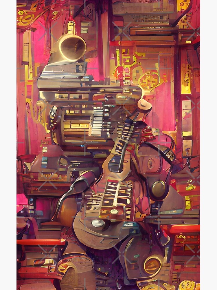 "Music Zen | Artificial Inteligence Generated Art" Poster for Sale by ...