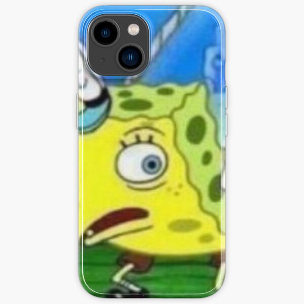 "Sponge Mock Meme" iPhone Case for Sale by ToppaForTheLols | Redbubble