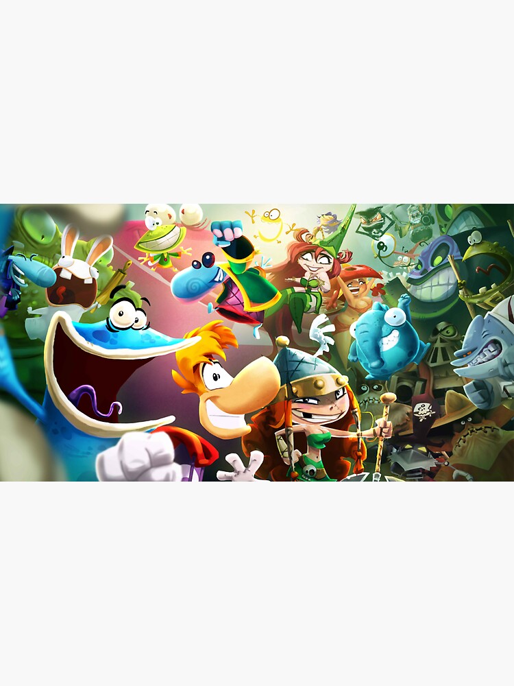 "Rayman Art" Sticker for Sale by Ainofea | Redbubble