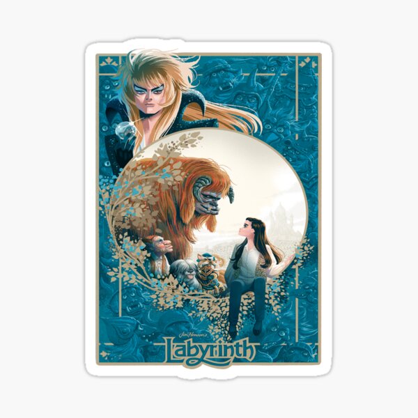 "Labyrinth Movie Fan Art" Sticker for Sale by Unknwnartst13 | Redbubble