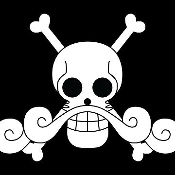 "One Piece Gol D. Roger Logo , One Piece Logo" Metal Print for Sale by ...