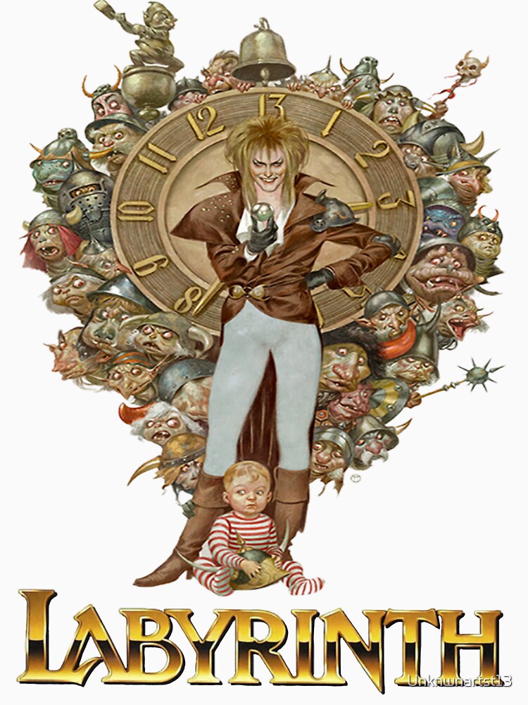 "Labyrinth Movie Fan Art" T-shirt for Sale by Unknwnartst13 | Redbubble ...