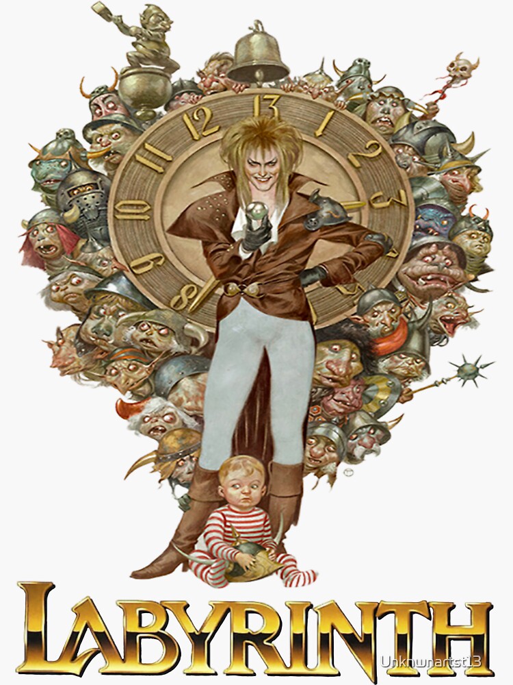 "Labyrinth Movie Fan Art" Sticker for Sale by Unknwnartst13 | Redbubble