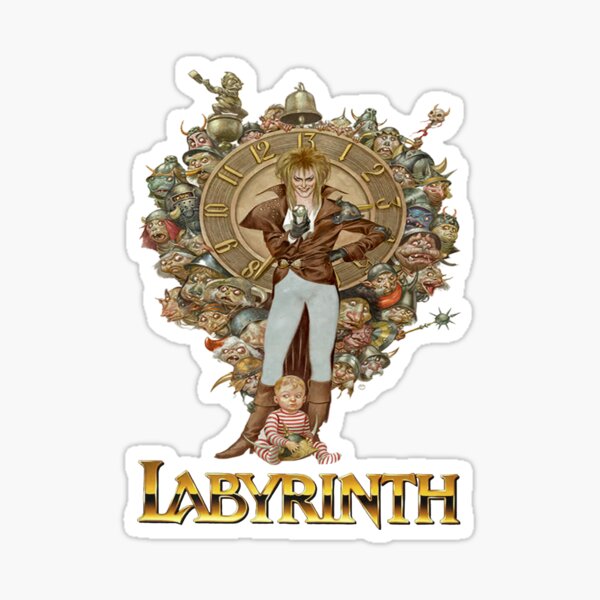 "Labyrinth Movie Fan Art" Sticker for Sale by Unknwnartst13 | Redbubble
