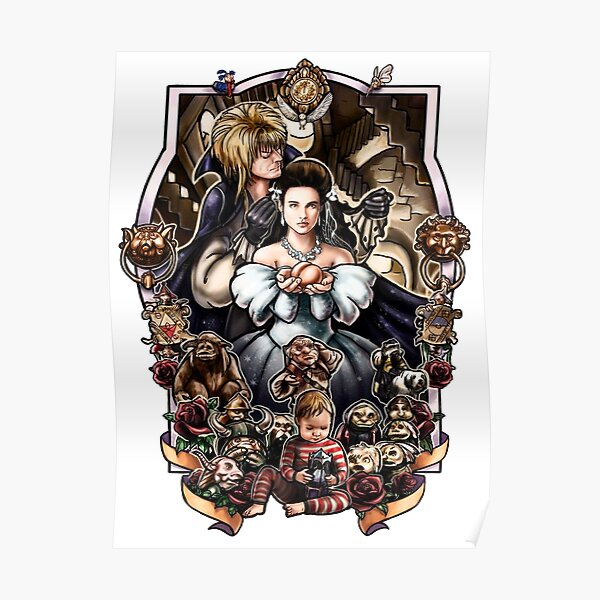 "Labyrinth Movie Fan Art" Poster for Sale by Unknwnartst13 | Redbubble