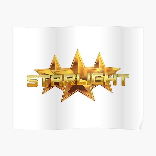 "Starlight Logo" Poster for Sale by mtsamuel246 | Redbubble