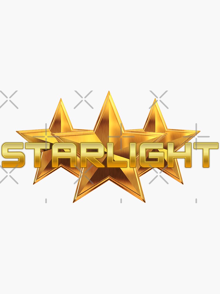 "Starlight Logo" Sticker for Sale by mtsamuel246 | Redbubble