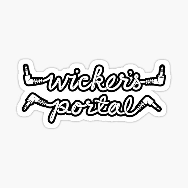 "Wicker's Portal Logo" Sticker for Sale by jeffthor10 | Redbubble