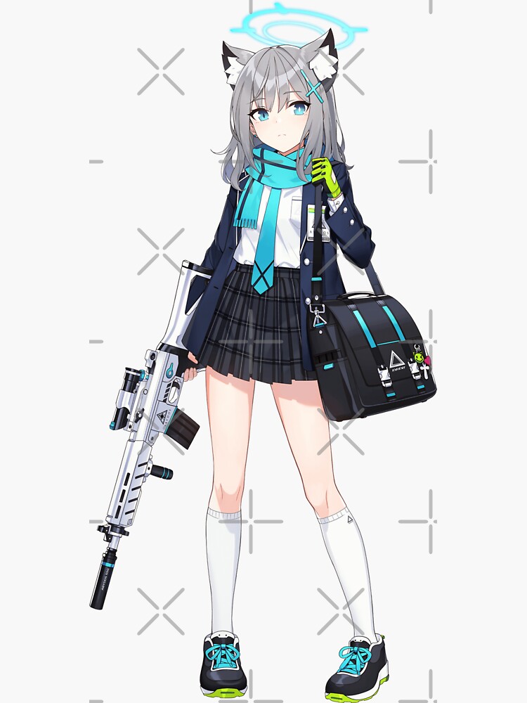 "Blue Archive Shiroko" Sticker for Sale by Adrielicious | Redbubble