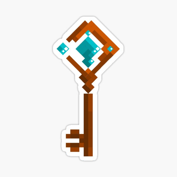 "8-Bit Magic Key" Sticker for Sale by BrAv3STAR | Redbubble