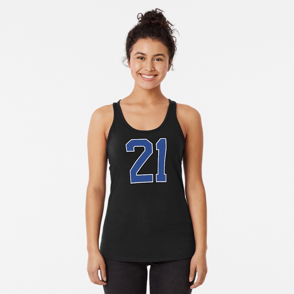 "Number 21 lucky sports jersey twenty one" Sticker for Sale by ...