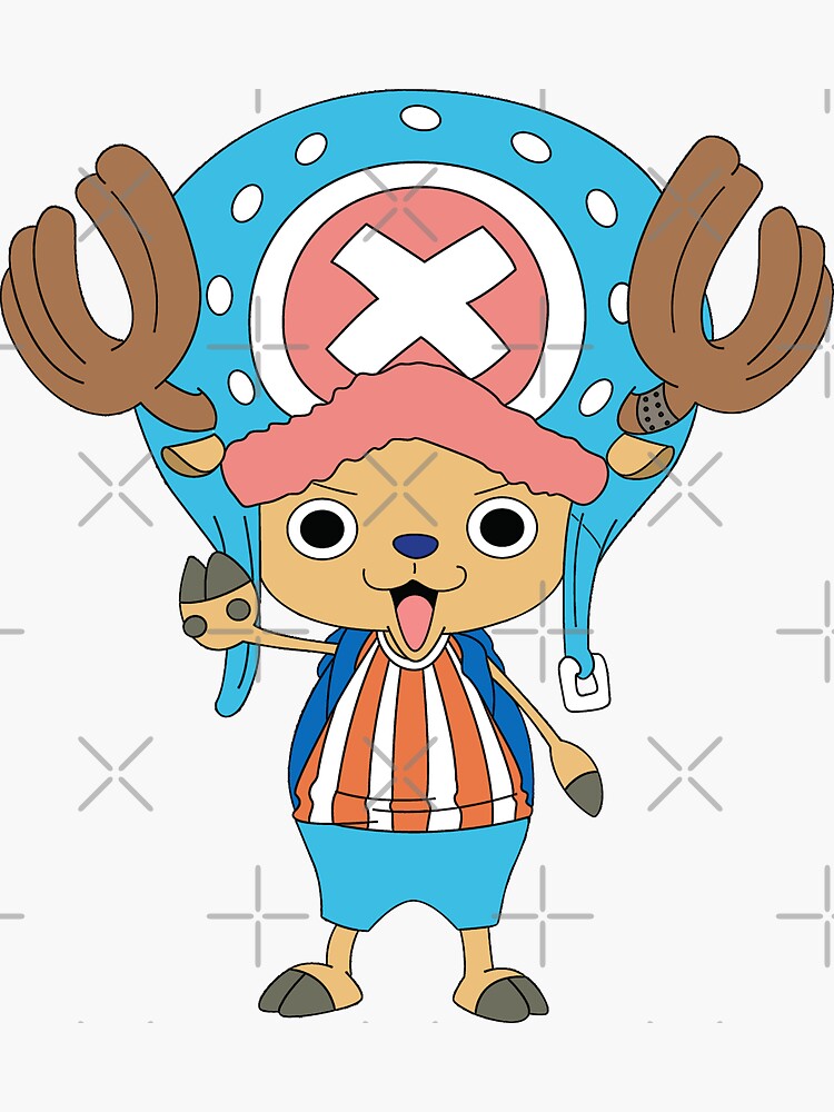 "Tony Tony Chopper" Sticker for Sale by CHAYBOBS | Redbubble