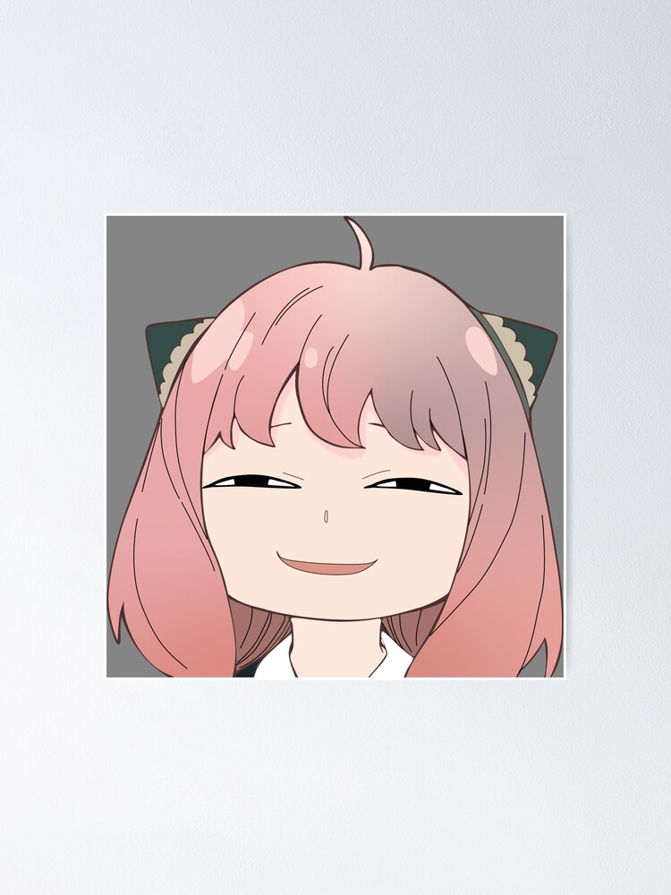 "Spy_Family Anya_Forger Smug_Face Och" Poster for Sale by EdythMurray ...