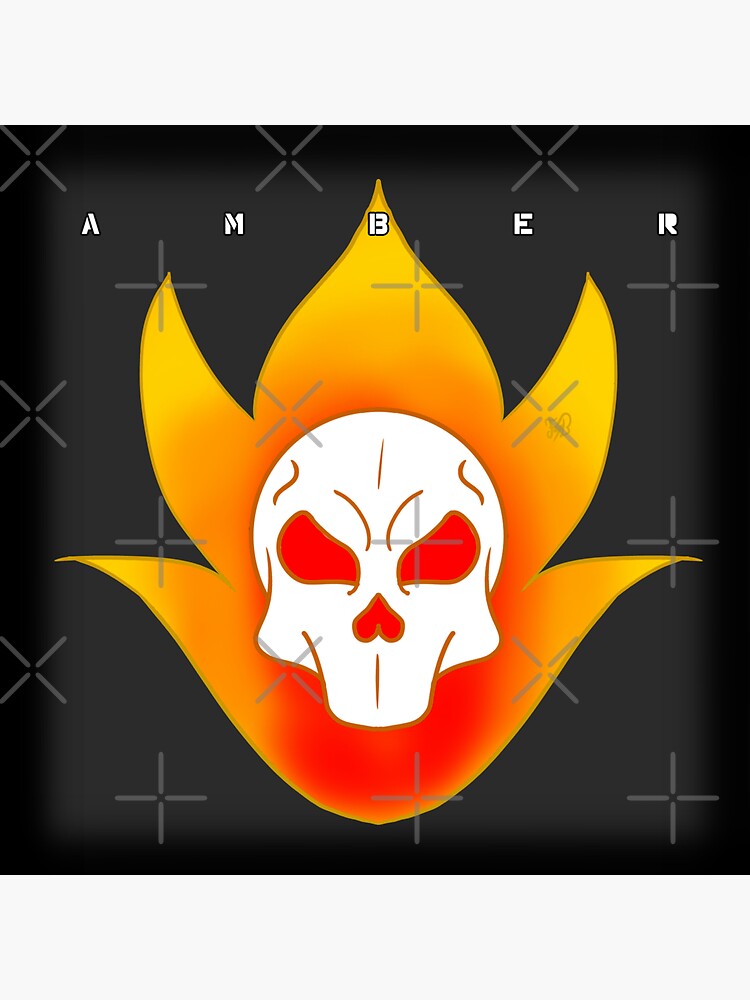 "Amber Logo" Sticker for Sale by Flaincot | Redbubble