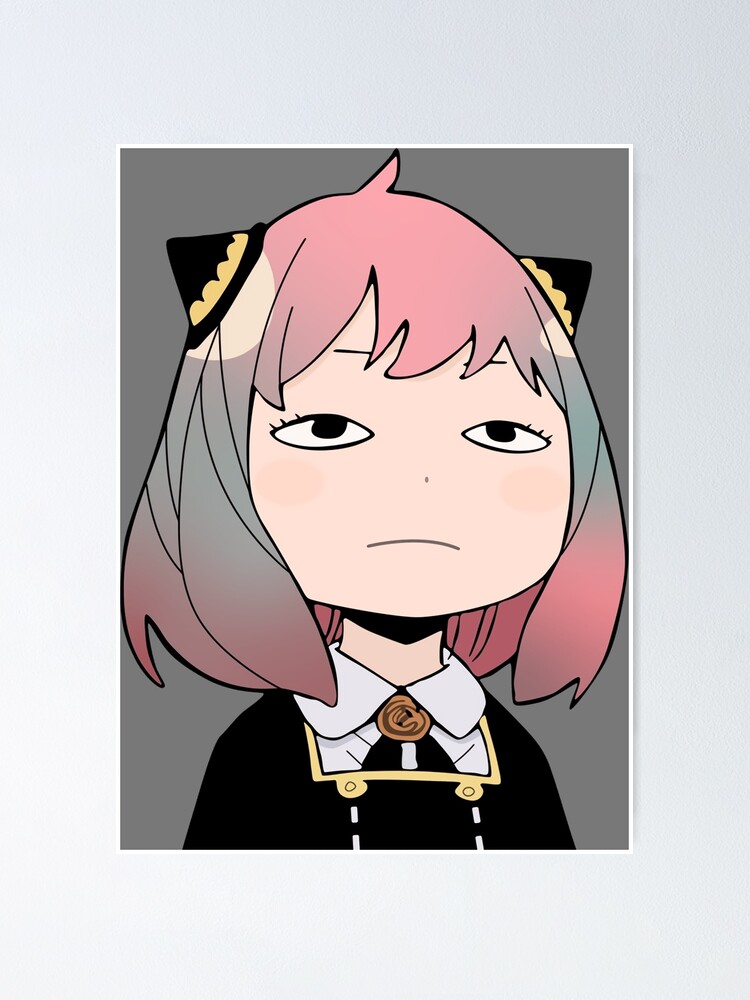 "Spy_Family Anya_Forger Smug_Face Lqe" Poster for Sale by EdythMurray ...