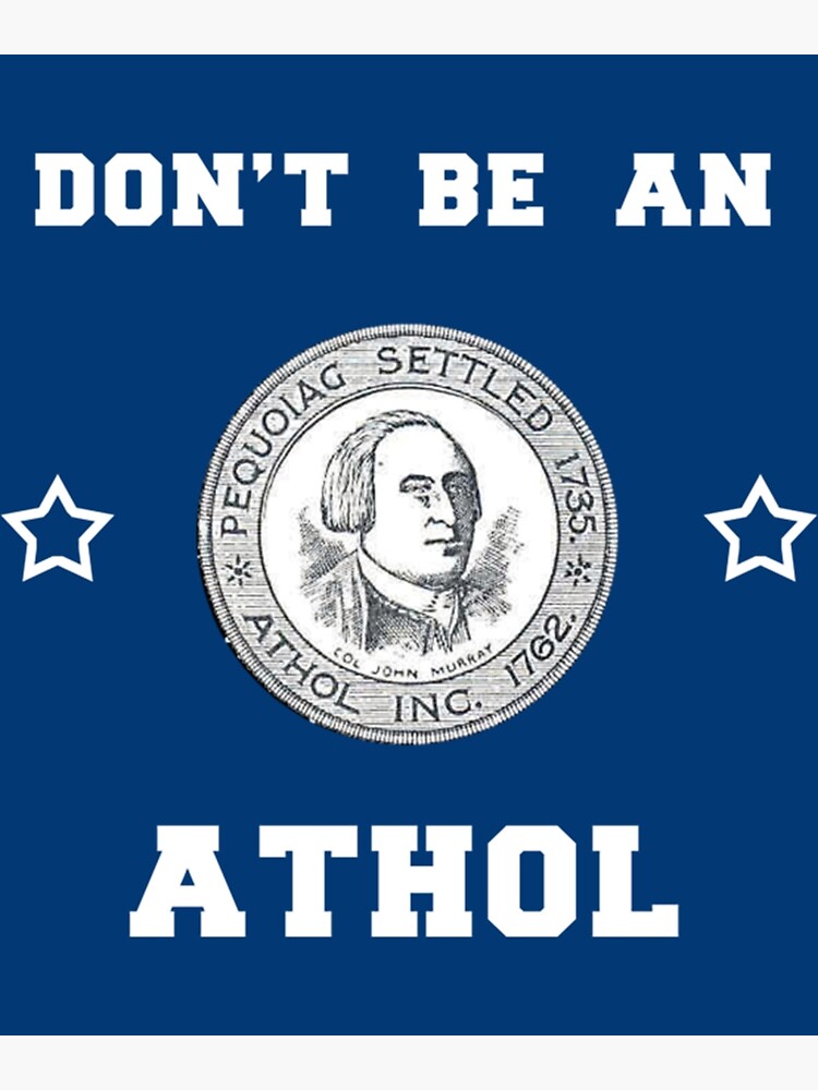"Athol Etiquette - Athol, MA " Poster for Sale by rigobertohs | Redbubble