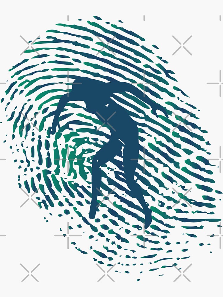 "FINGERPRINT" Sticker for Sale by Vucko021 | Redbubble