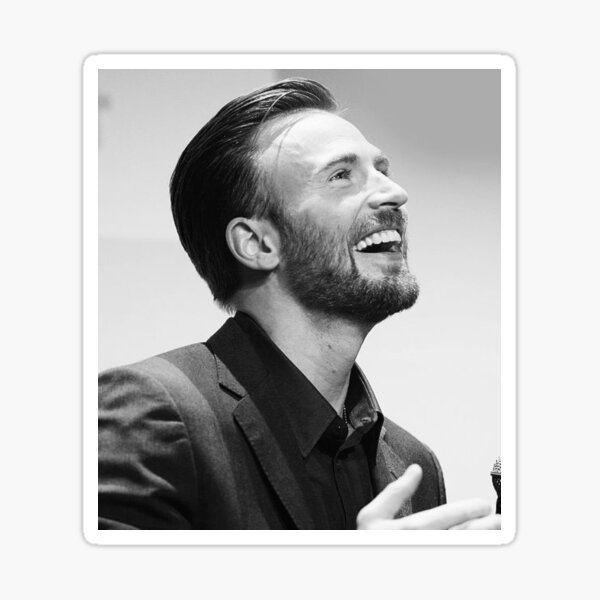 "Chris Evans Smiling" Sticker for Sale by aforartists | Redbubble
