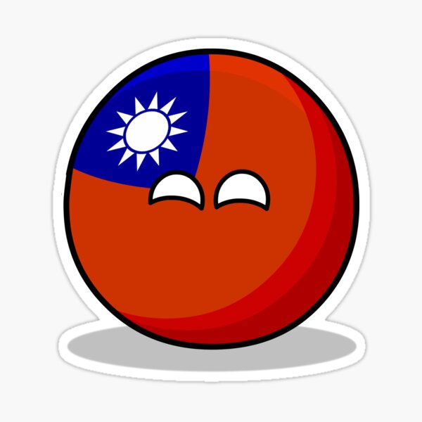 "Happy Taiwan (Taiwan Ball)" Sticker for Sale by UkrainianMerch | Redbubble