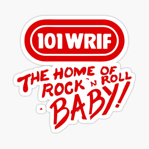 "BEST SELLER - WRIF Rock Radio Merchandise" Sticker by TocopillaSHOP ...