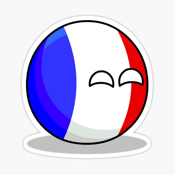 "Happy France (France Ball)" Sticker for Sale by UkrainianMerch | Redbubble