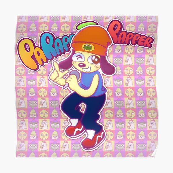 "parappa the rapper" Poster for Sale by patentedyikes | Redbubble