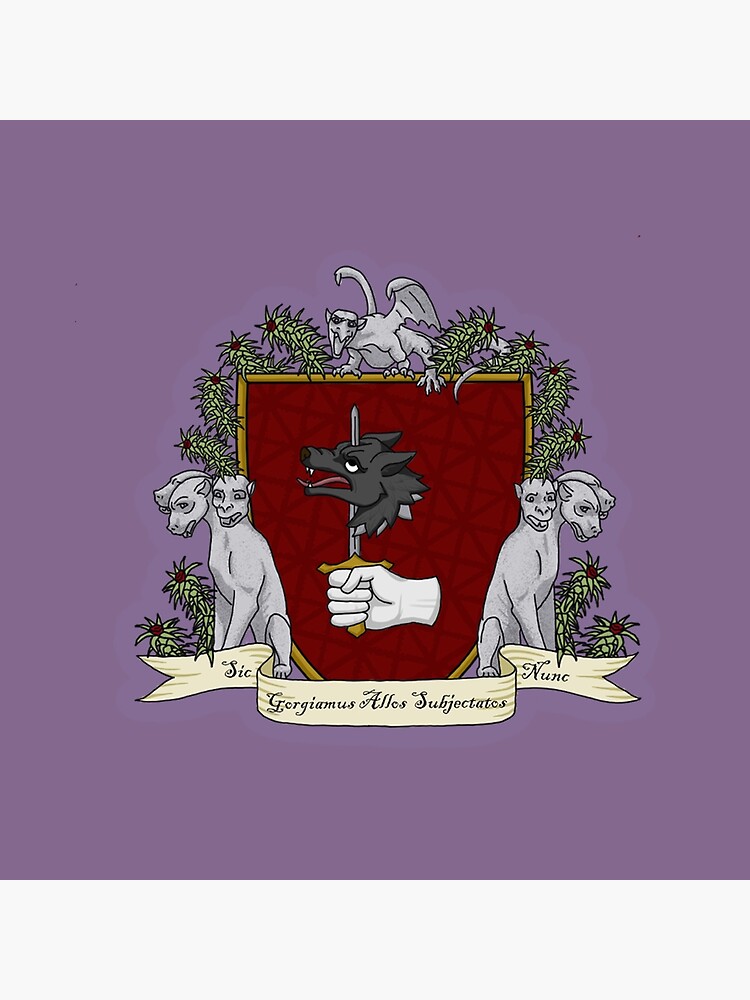 "Addams Crest" Poster for Sale by thedreamykind | Redbubble