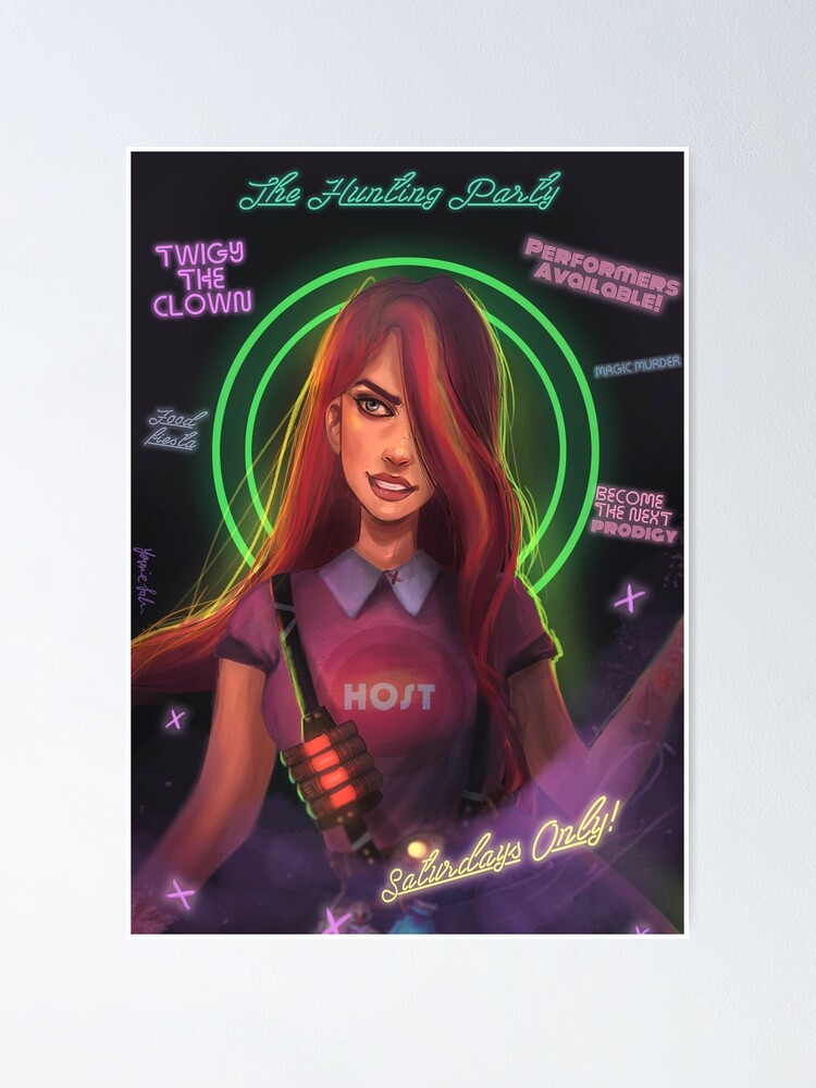 "Twigy the Clown - Retro Poster" Poster by yazsalem | Redbubble