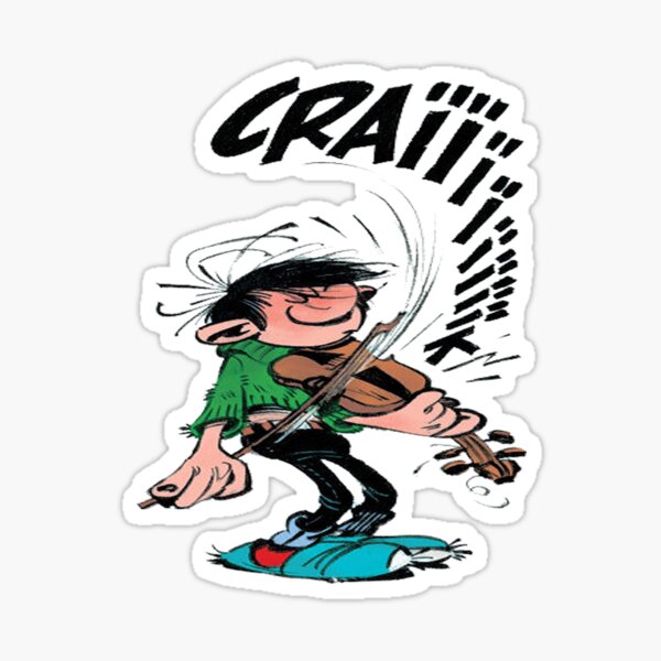 "Gaston Lagaffe" Sticker for Sale by Wo-Store | Redbubble