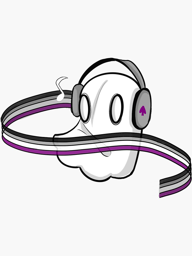 "Ace Ghost" Sticker for Sale by Rosewaterfish | Redbubble