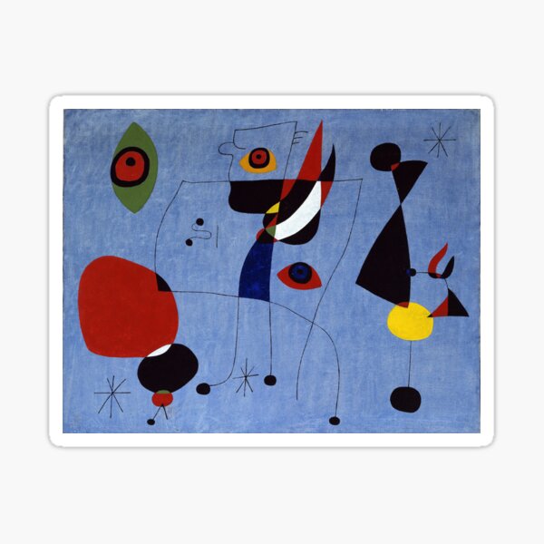 "joan miro" Sticker for Sale by itsmeart | Redbubble