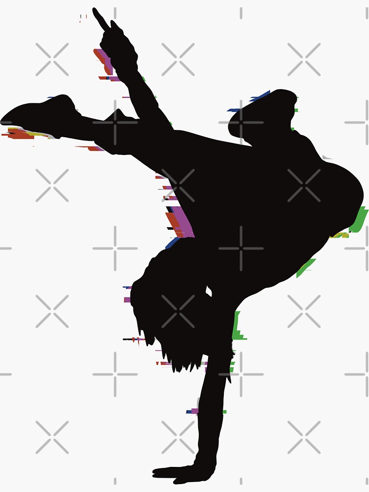 "Breakdance 4 Life" Sticker for Sale by Planetrust | Redbubble