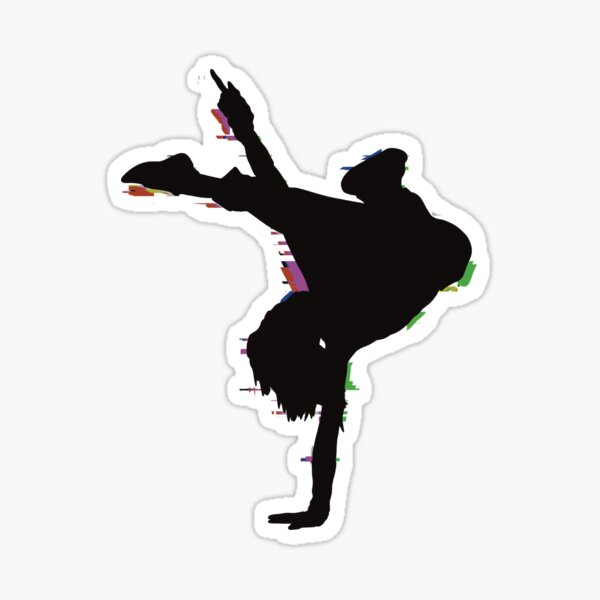 "Breakdance 4 Life" Sticker for Sale by Planetrust | Redbubble