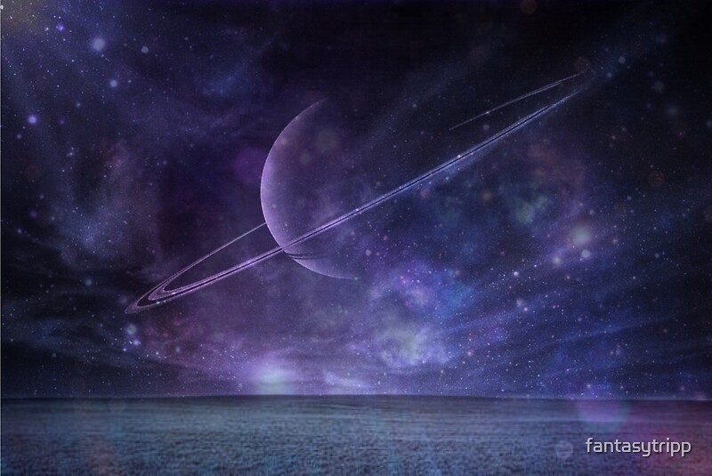 "Saturn rising" by fantasytripp | Redbubble