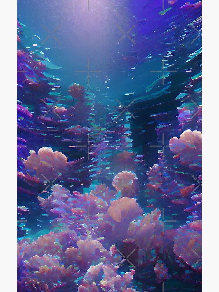 "Ocean Blooms" Sticker for Sale by Smartificial | Redbubble