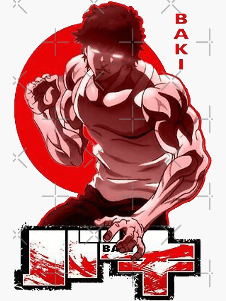 "Baki Hanma The Grappler Logo for otaku, gym and fitness for training ...