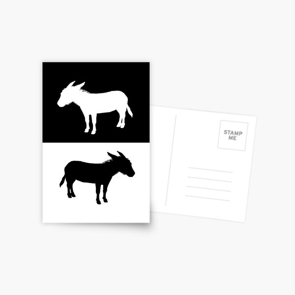 "Donkey" Postcard by DelirusFurittus | Redbubble