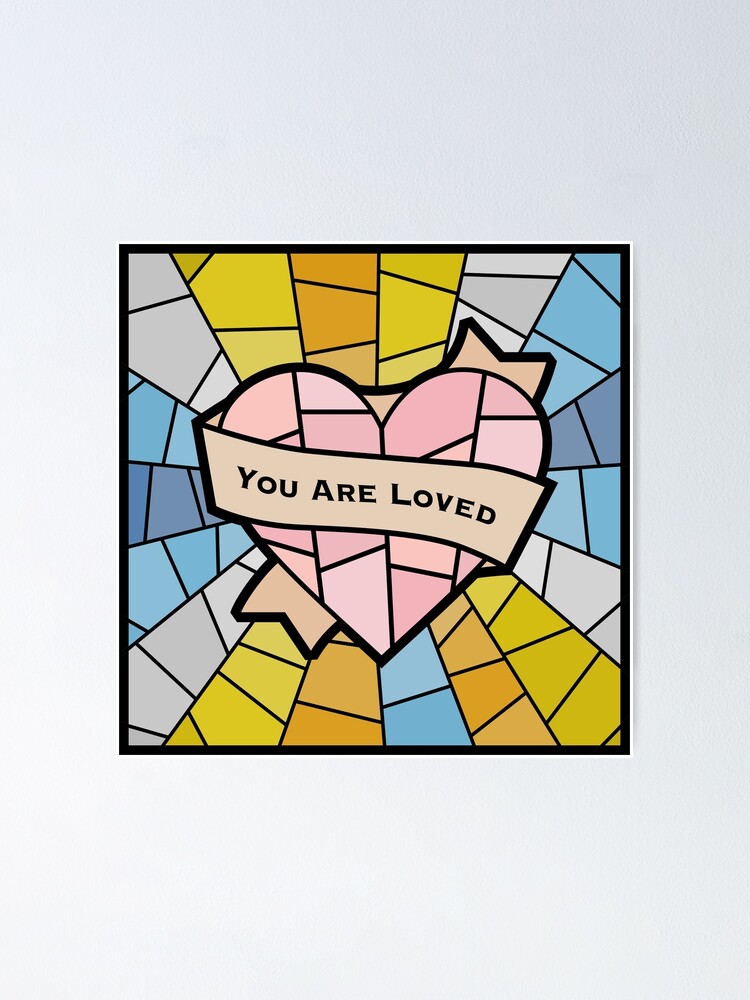 "You Are Loved Pride (AroAce)" Poster for Sale by OctopodArts | Redbubble