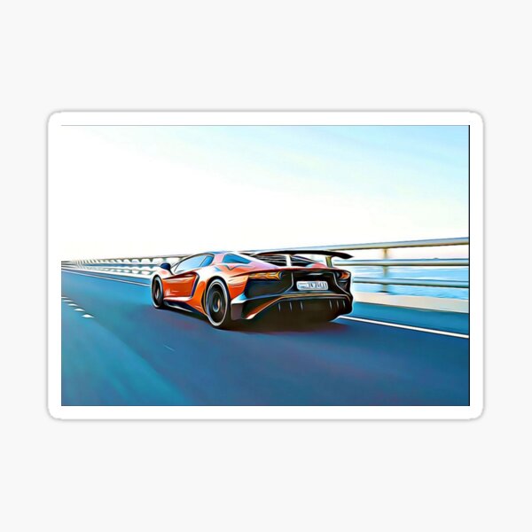 "Lamborghini Aventador " Sticker for Sale by Perica-030 | Redbubble