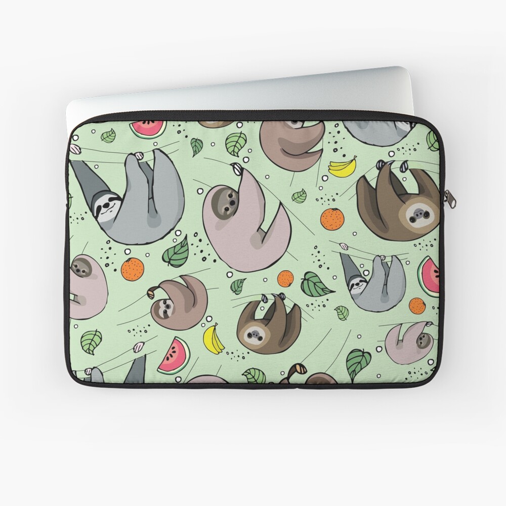 "Sloths" Laptop Sleeve for Sale by Nemki | Redbubble