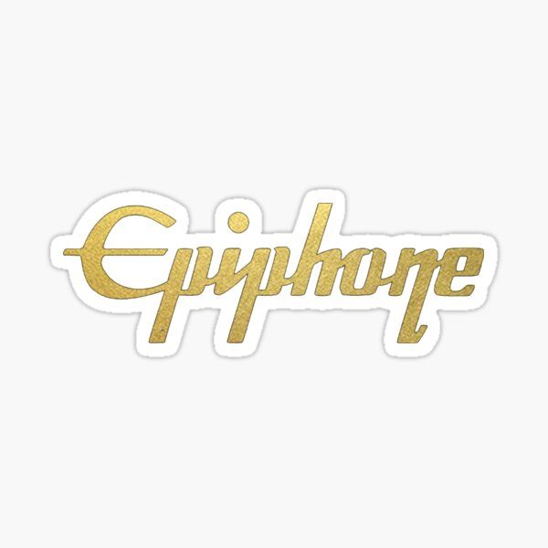 "Elegant -Epiphone-" Sticker for Sale by rosesfernand | Redbubble