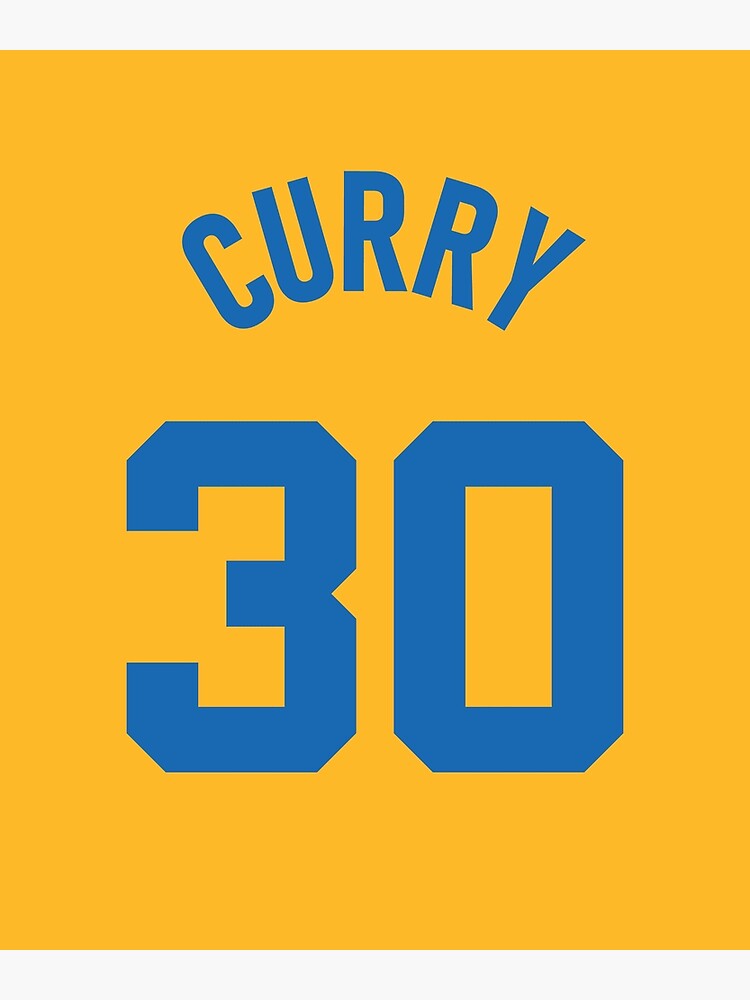 "Curry Number 30 The Golden Boy" Poster for Sale by colas5 | Redbubble
