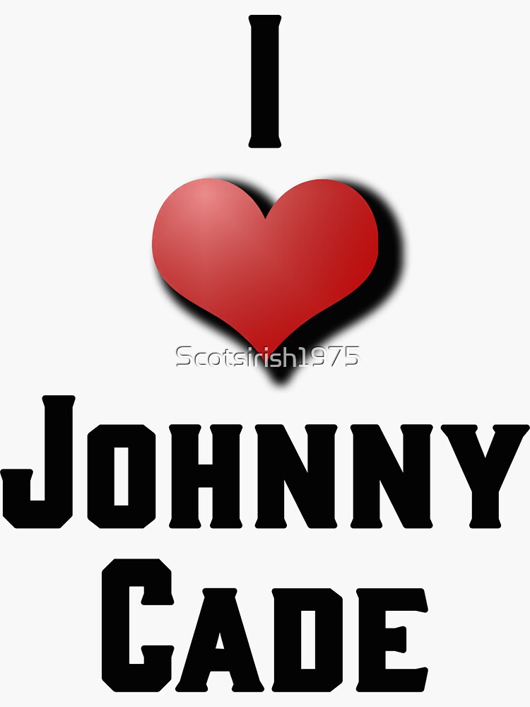 "I Love Johnny Cade" Sticker for Sale by Scotsirish1975 | Redbubble
