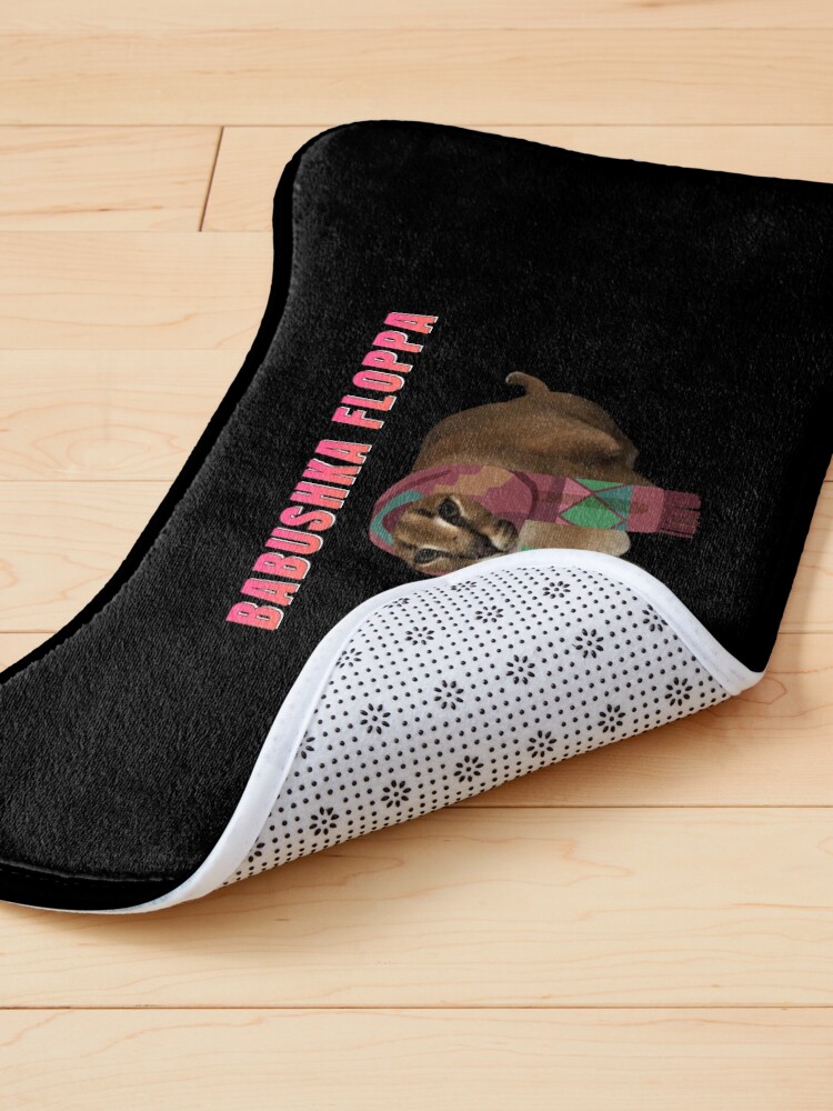 "Babushka Floppa, Big Caracal Cat Meme" Pet Mat by ScienceLover21 ...