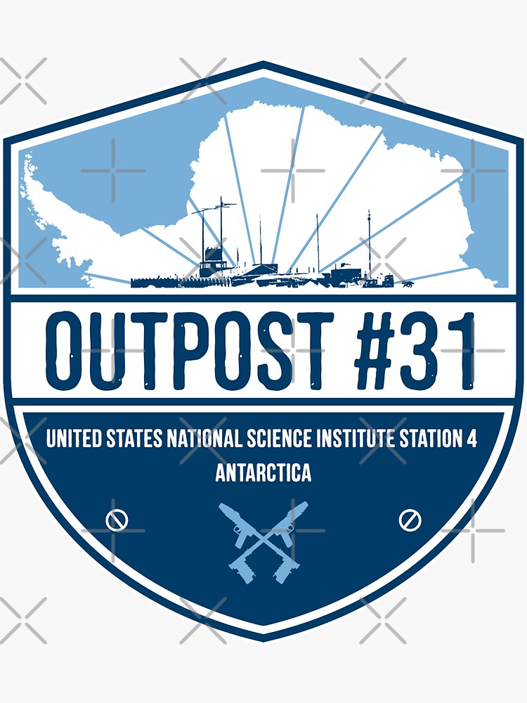"Outpost 31" Sticker for Sale by AngryMongo | Redbubble